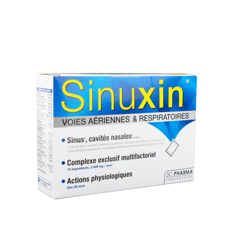 SINUXIN vrećice a 16x5g, Dodatak prehrani kod tegoba gornjih disajnih ...