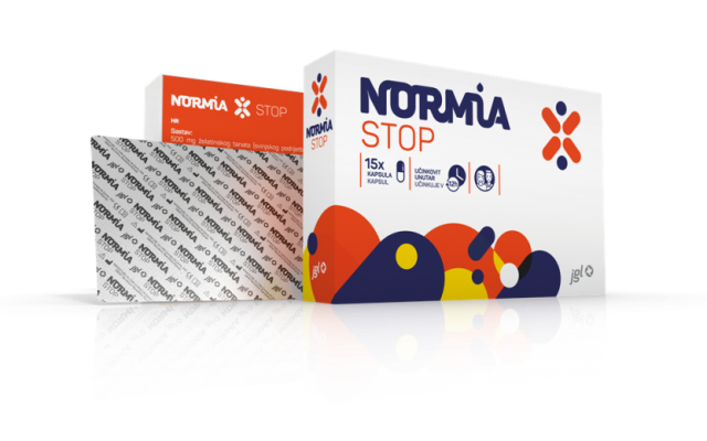 Normia Stop 15 kapsula, Namijenjen je za učinkovito smanjenje simptoma ...